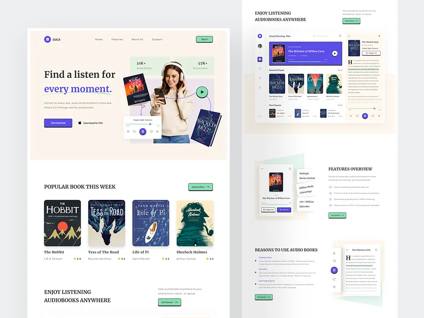 Book Website designs, themes, templates and downloadable graphic ...