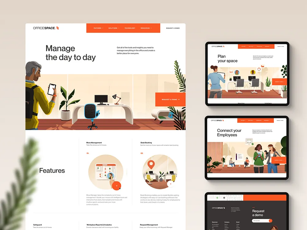 Features Page designs, themes, templates and downloadable graphic ...