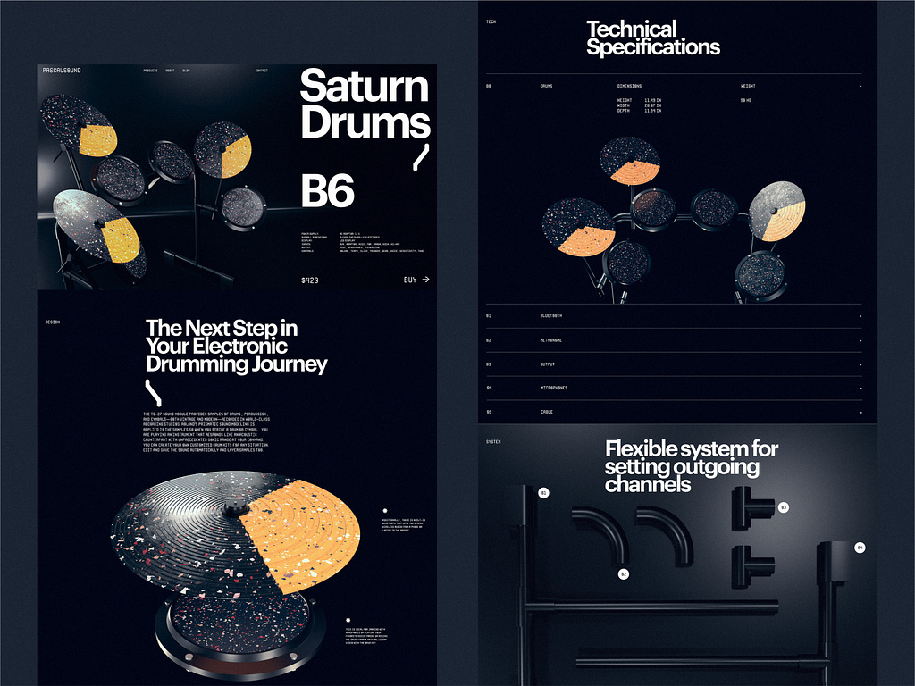 Musical Instruments Website by tubik UX for tubik on Dribbble