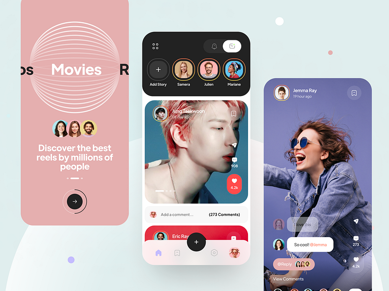 Browse thousands of Social App images for design inspiration | Dribbble