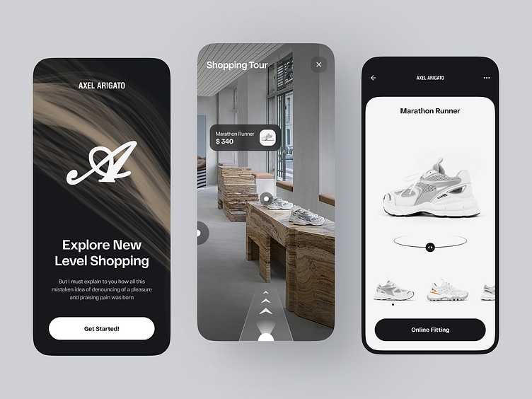 Axel Arigato Virtual Fitting App Concept by Conceptzilla on Dribbble