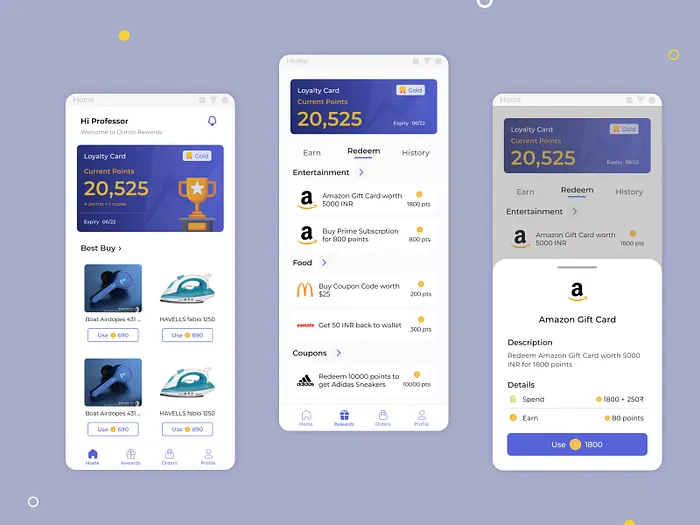 Browse thousands of Reward Points UI images for design inspiration ...
