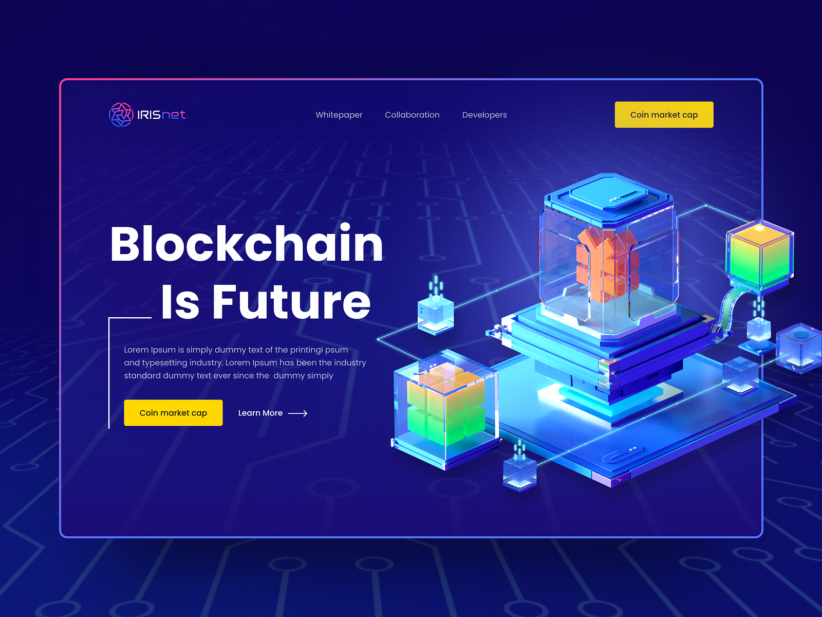 Blockchain Header Exploration - WebsiteDesign by Towshif Mahir on Dribbble