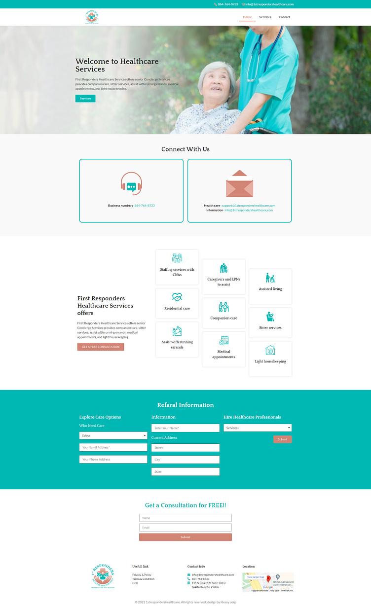 Healthcare Service by Mohasin nazmul on Dribbble