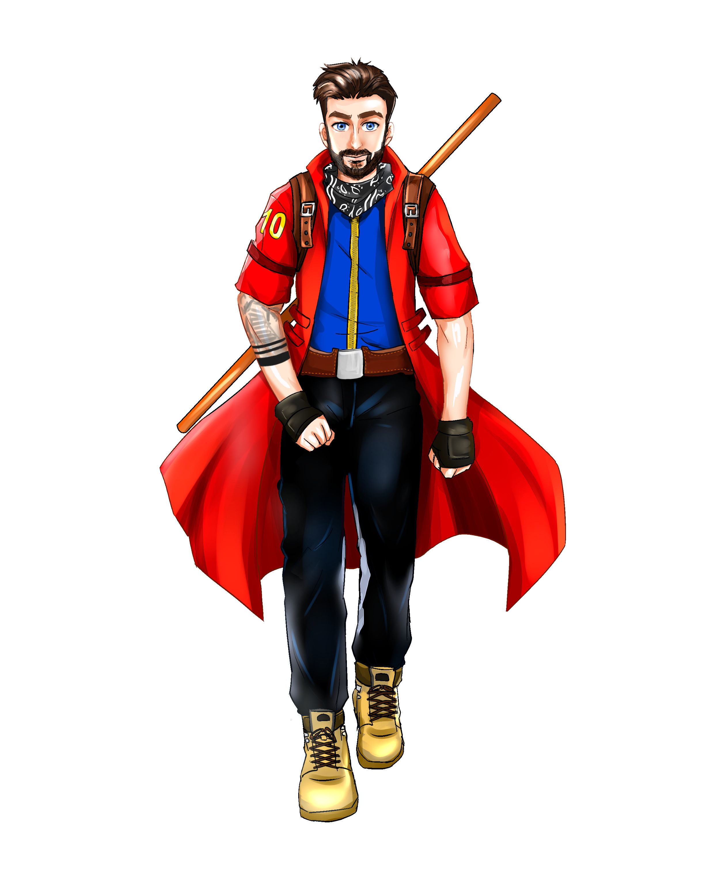 Game stream character art by Glesmarie Igot on Dribbble