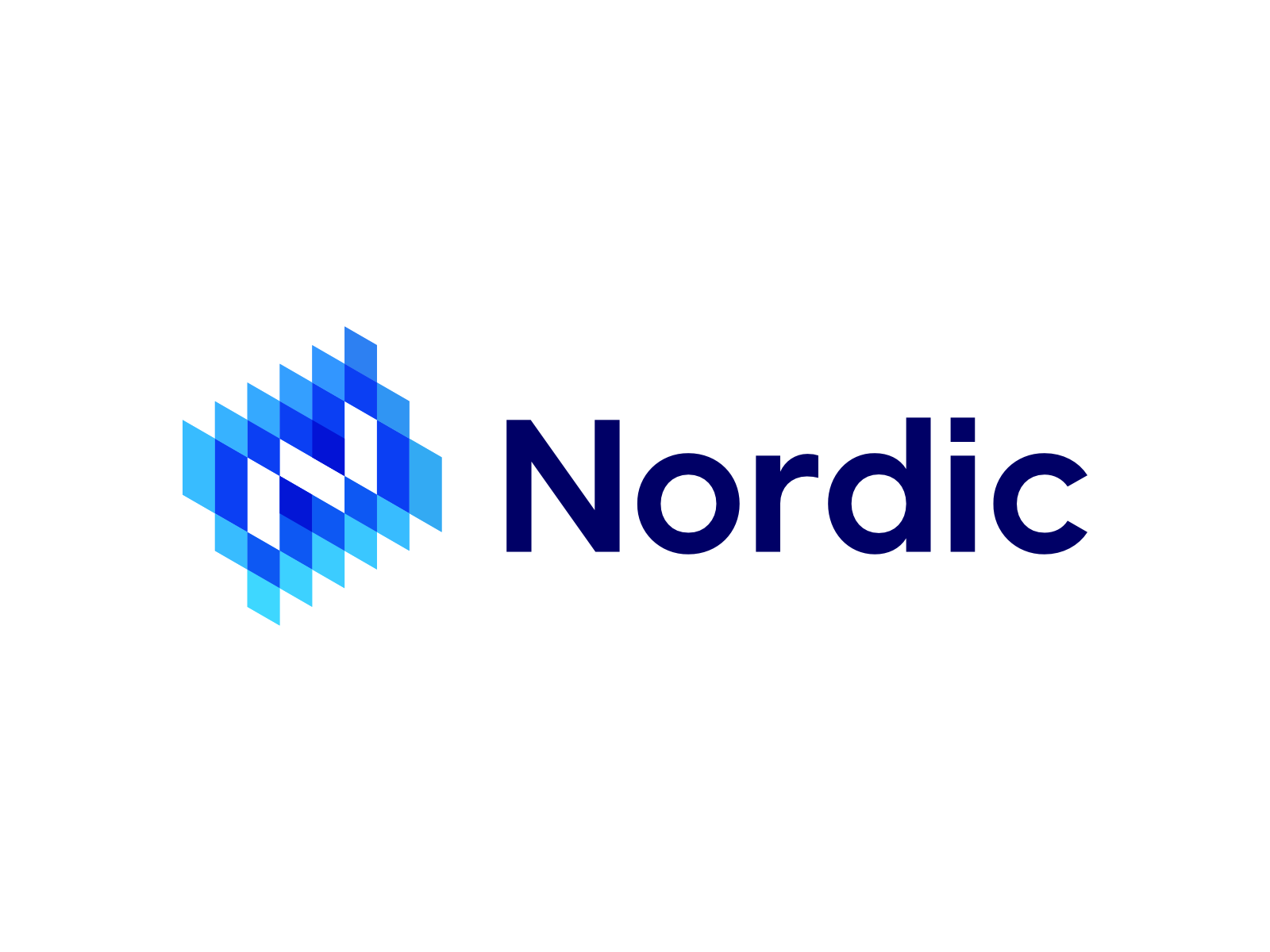 Nordic, consulting firm logo design: N + Northern Lights by Alex Tass ...