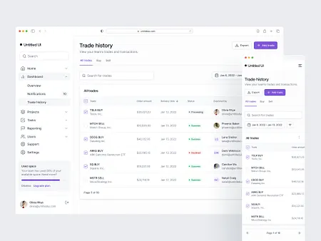 Browse thousands of History UI images for design inspiration | Dribbble
