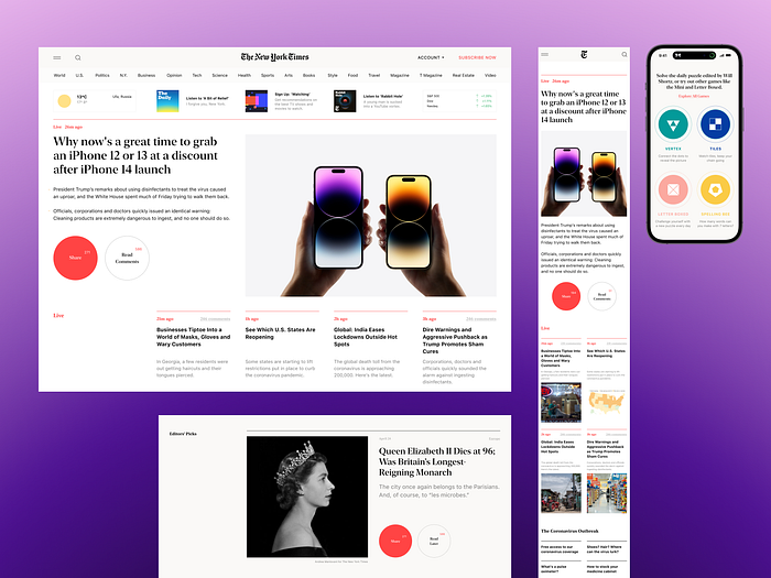 News Website designs, themes, templates and downloadable graphic ...
