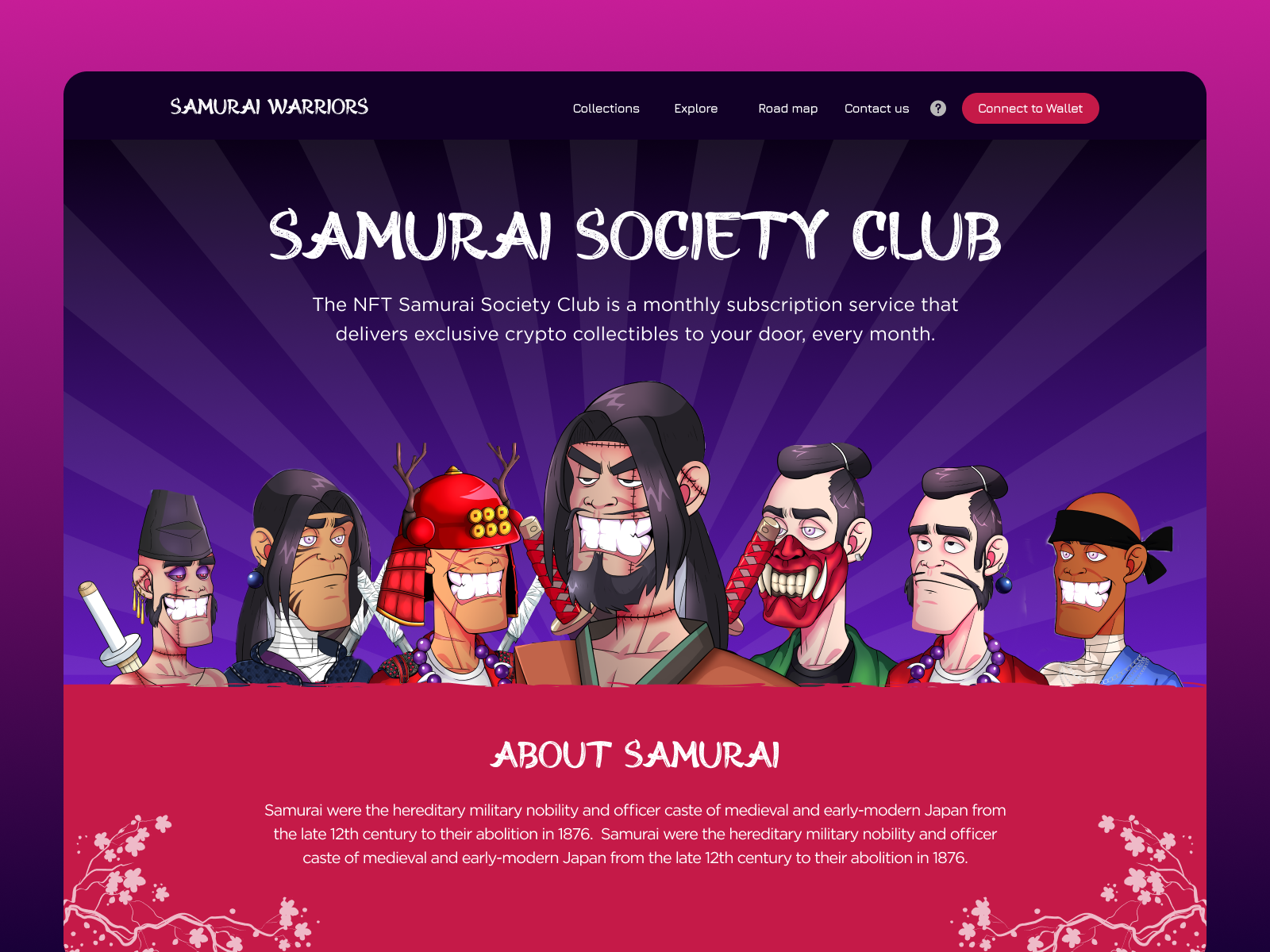 Samurai NFT by Saquib Shah on Dribbble