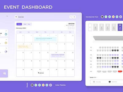 Event Mangement Dashboard by Karishma Siddhwani on Dribbble