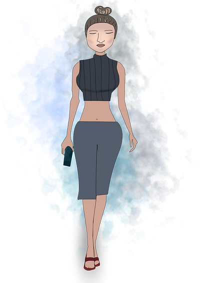 Model Illustration designs, themes, templates and downloadable graphic ...