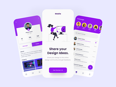 Portfolio Mobile Apps by Eleyas Hasan 🏅 on Dribbble