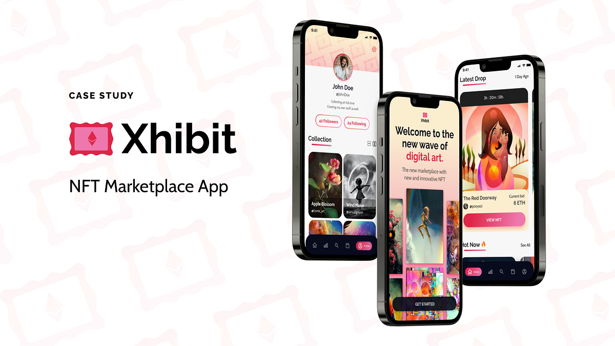 Xhibit: NFT Marketplace App by Serina Murphy on Dribbble