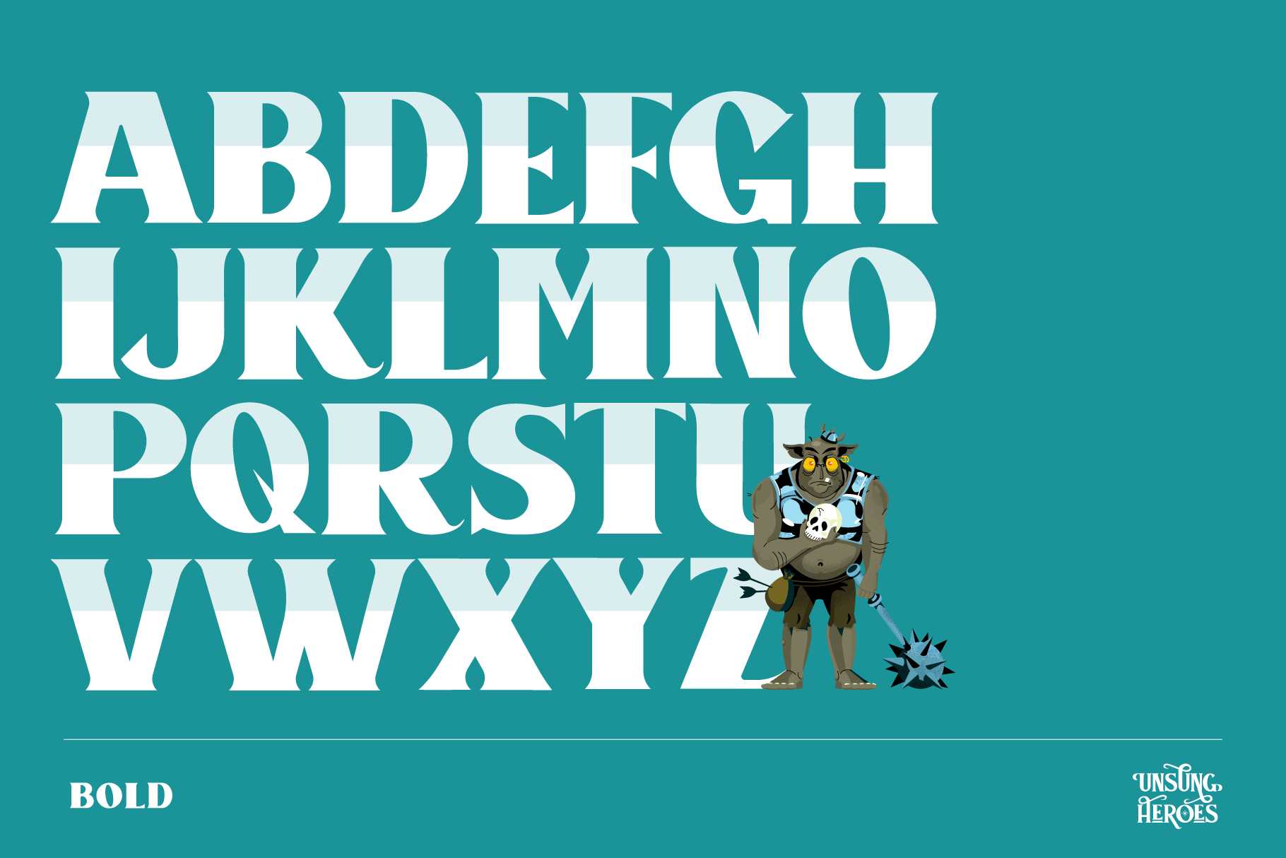 Unsung Heroes Display Font by Jonathan Holt on Dribbble