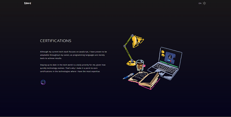 Animated landing page by Edward Vidal on Dribbble