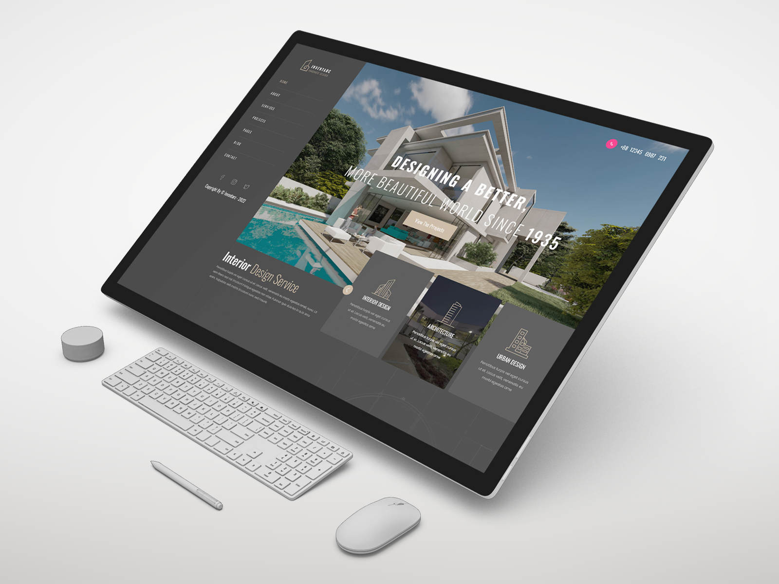 Architecture website design by Md. Hafizur Rahman ⛹🏻‍♂️ for Template ...