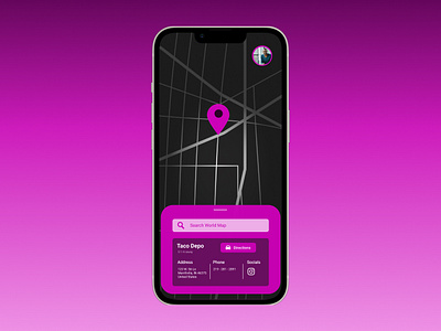 Basic Map Application By Jaz Talley On Dribbble
