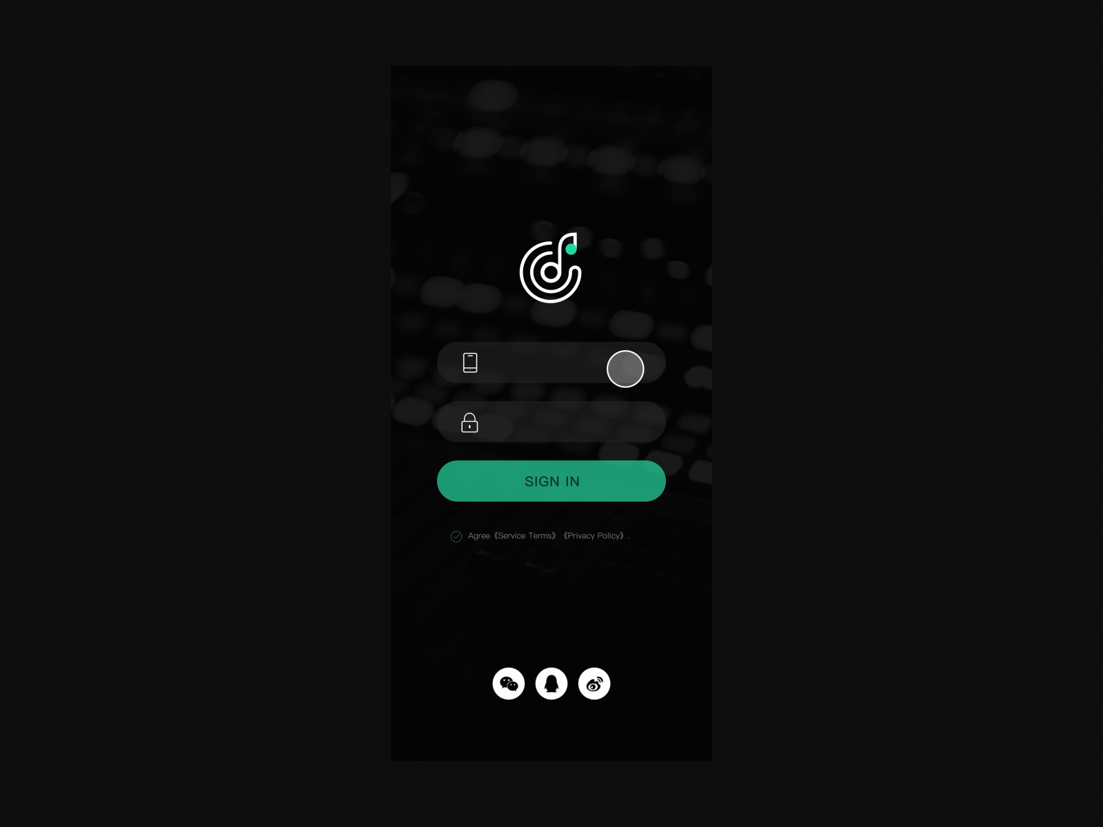 Dynamic display of the login interface by Whale design on Dribbble