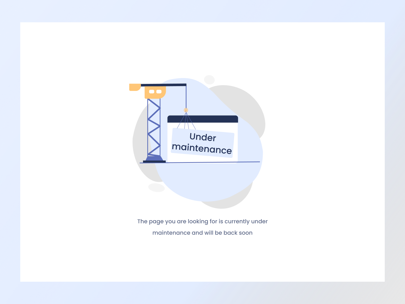 Under maintenance Page by Shagun Bhardwaj on Dribbble