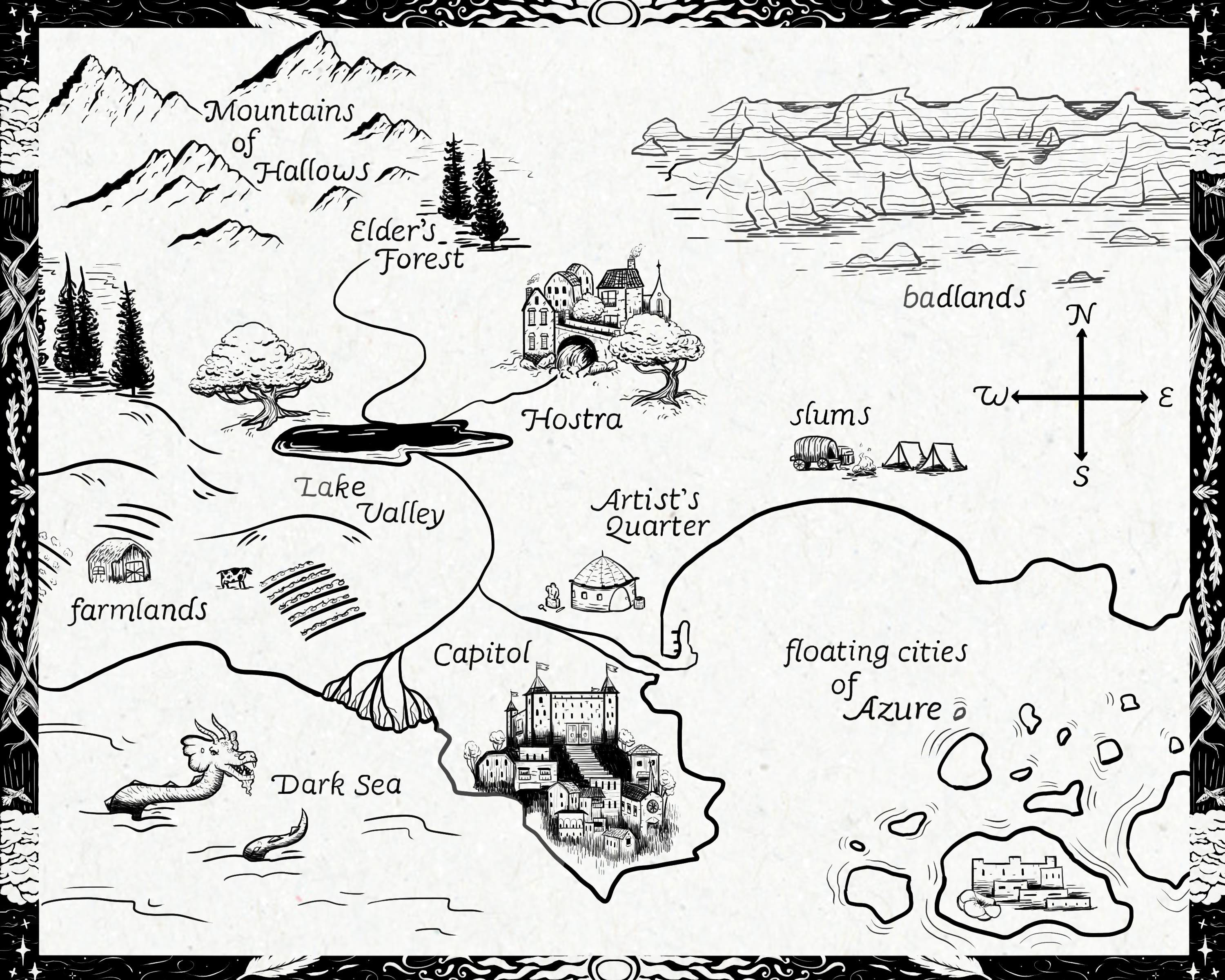 Fantasy Map Concept Art by Sophia Lorraine on Dribbble