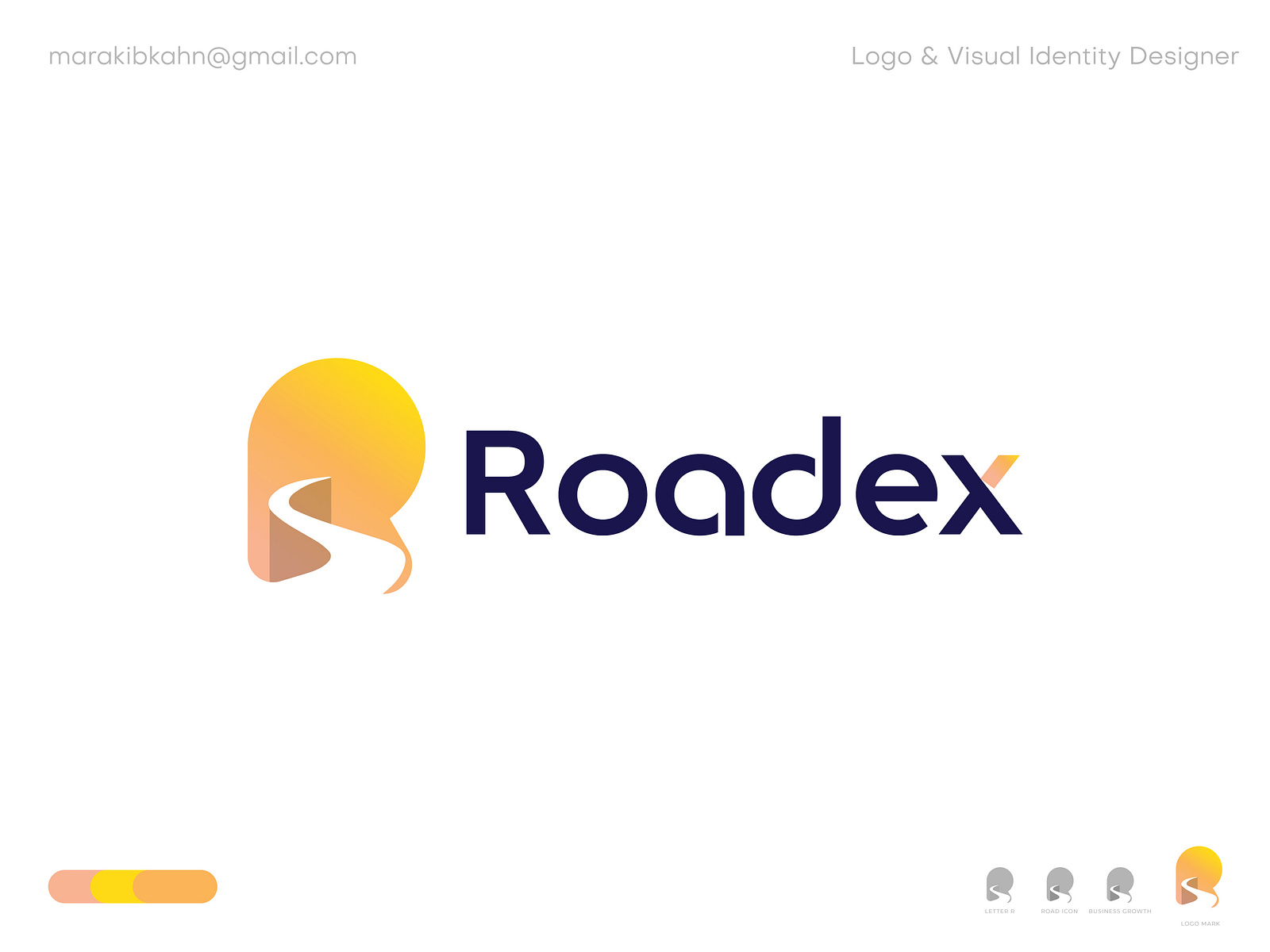 R logo design concept for Roadex logistics service by MA Rakib Khan on ...