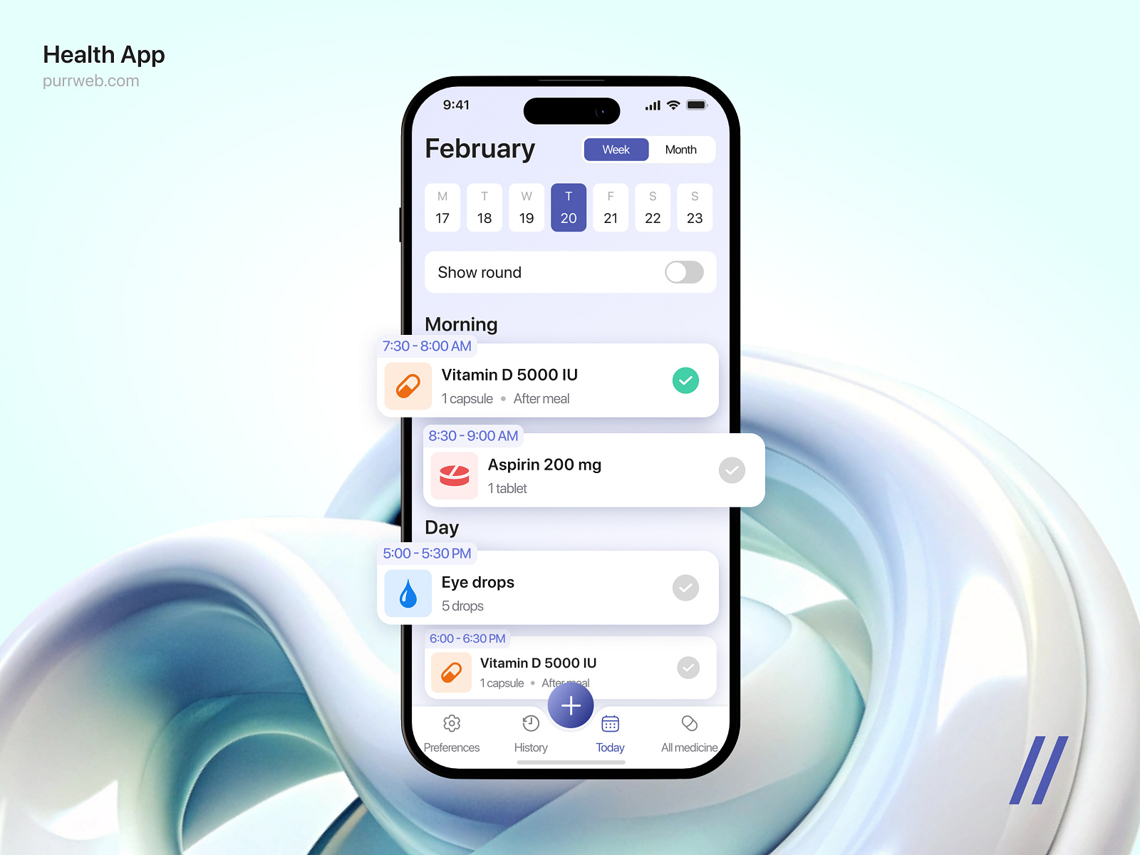 RoundHealth Mobile iOS App Design by Purrweb UI/UX Agency on Dribbble