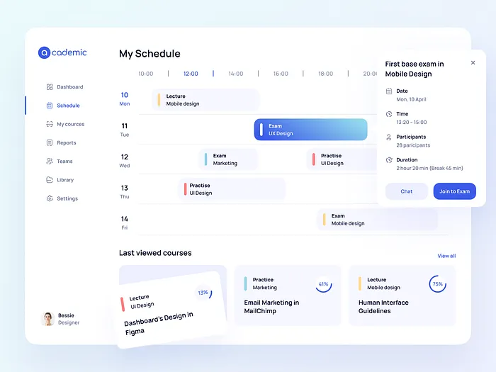 Lms Dashboard designs, themes, templates and downloadable graphic ...