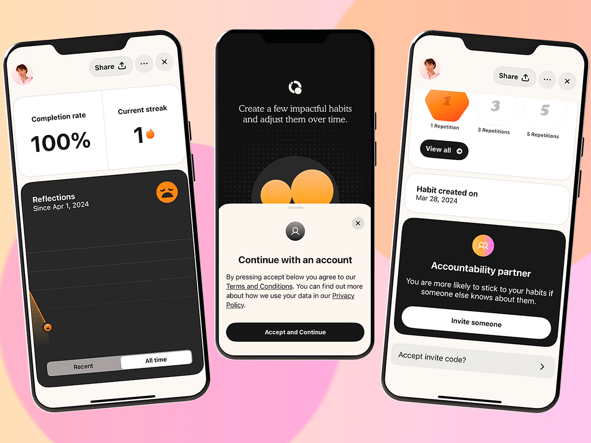 Habit Tracker App- UX/UI Design by Sebastian Roberts on Dribbble