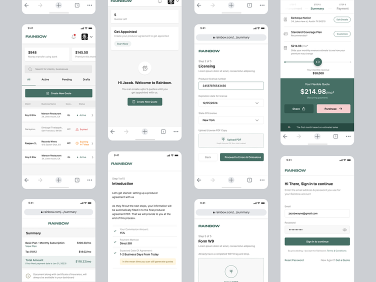 Insurance Agent Portal by Divan Raj on Dribbble