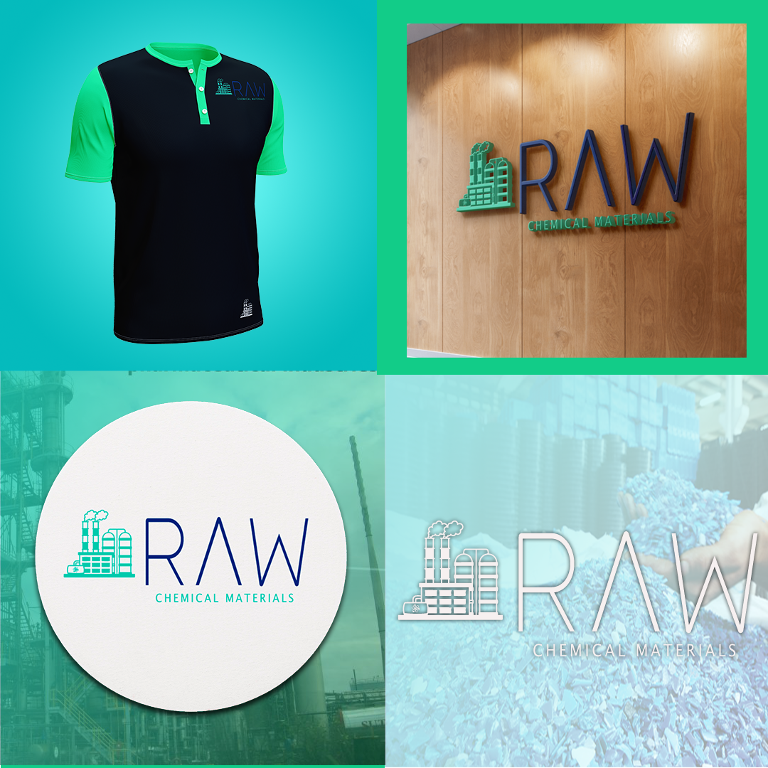 Raw Chemical Materials Logo deisgn by Mohsin Graphic on Dribbble
