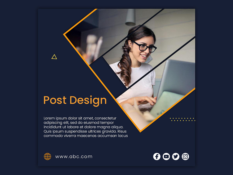 Post Design In Photoshop CC by Nabeel Hassan on Dribbble