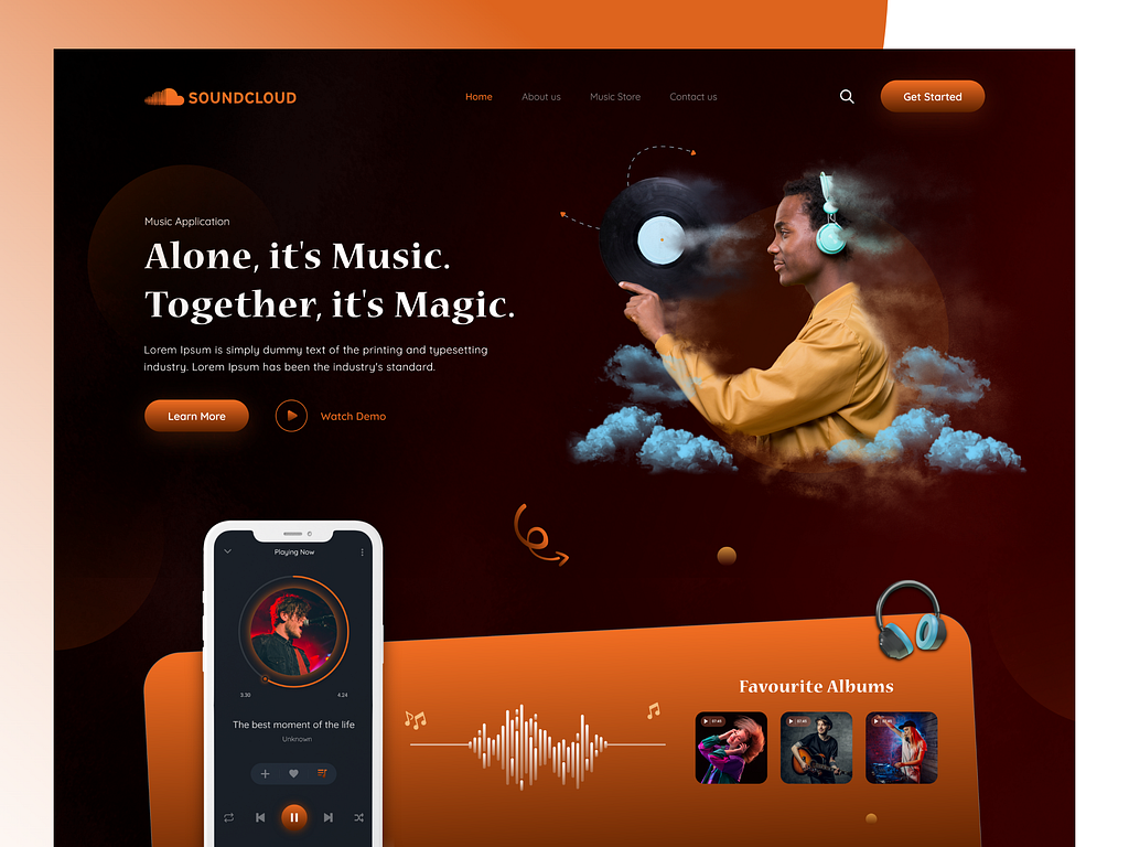 Soundcloud Website Redesign by INEXTURE Solutions Limited on Dribbble