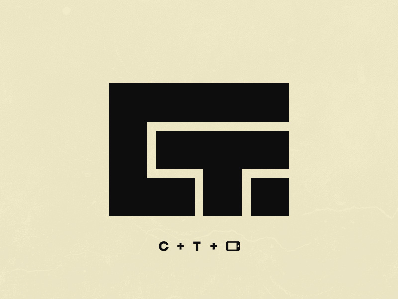 Ct Lettermark Logo Design designs, themes, templates and downloadable ...