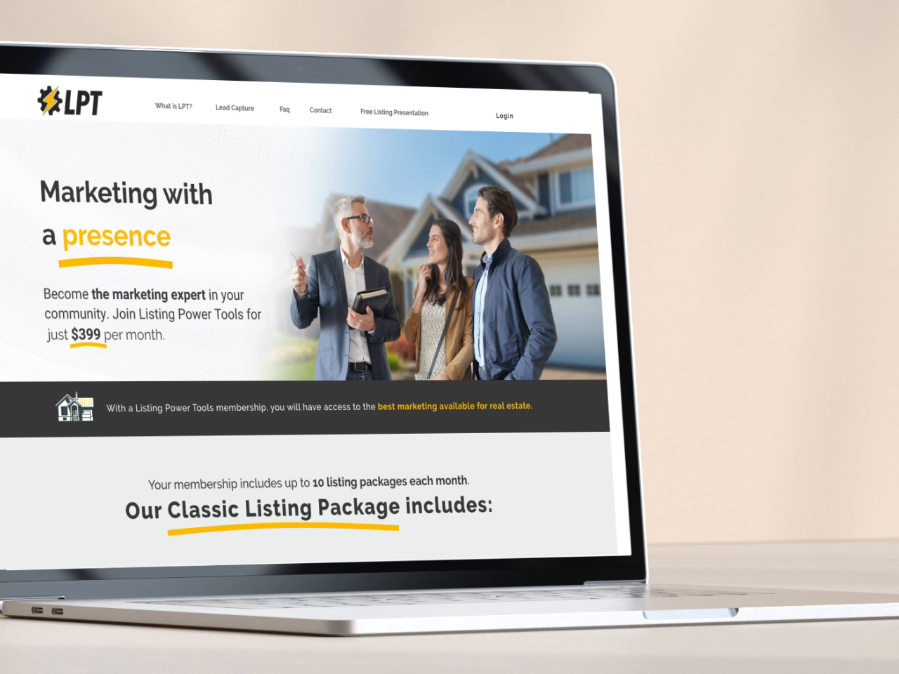 LPT Website Mockup by Kyle Foreman on Dribbble