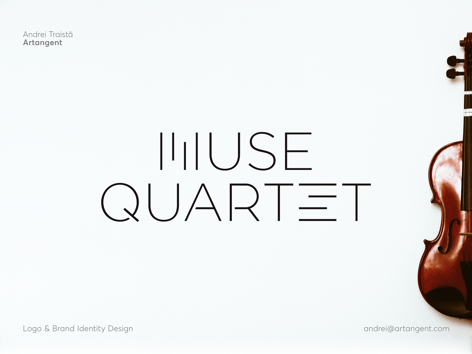 Muse Quartet - Logo Design by Andrei Traista on Dribbble