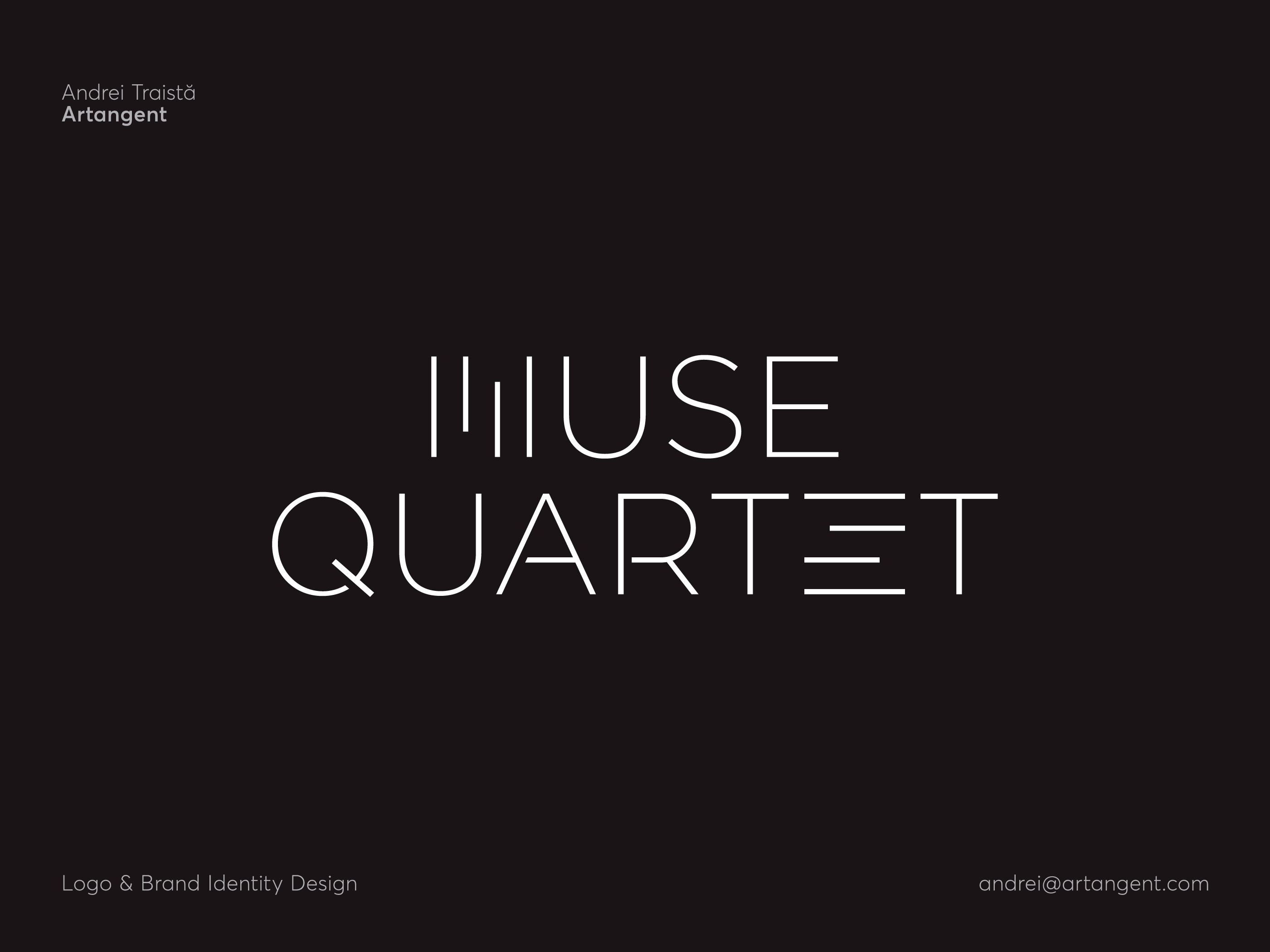 Muse Quartet - Logo Design by Andrei Traista on Dribbble