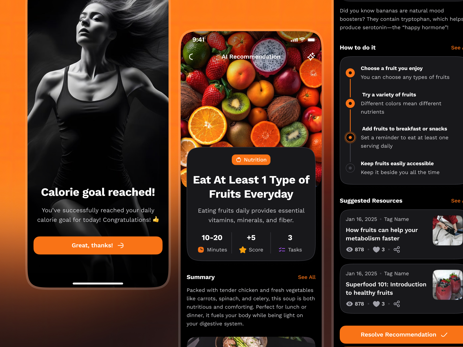 sandow v2: AI Fitness & Nutrition App | Scan Meal Calorie UIUX by ...