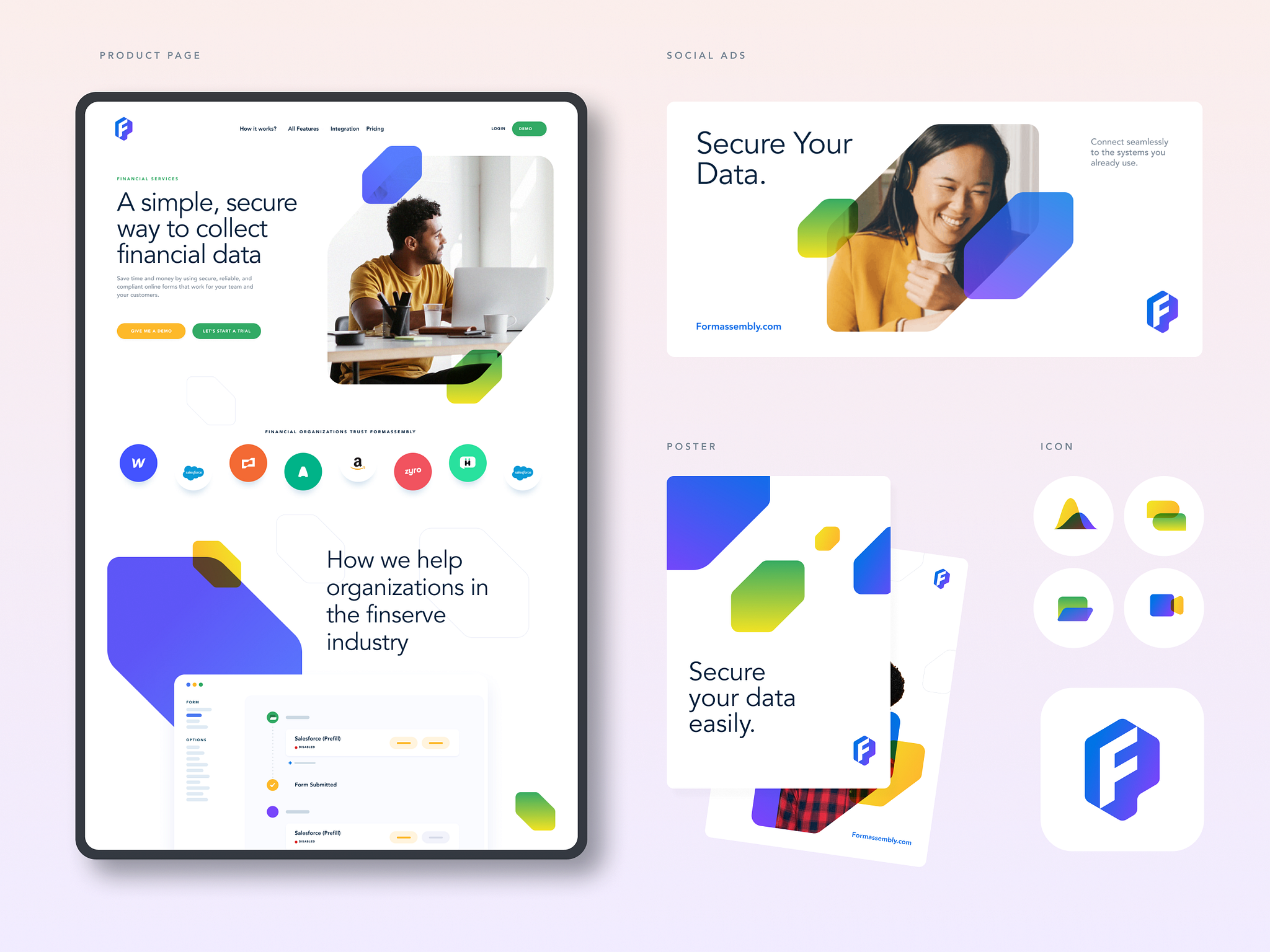Landing page for a tech startup by Julien Renvoye for Voila on Dribbble