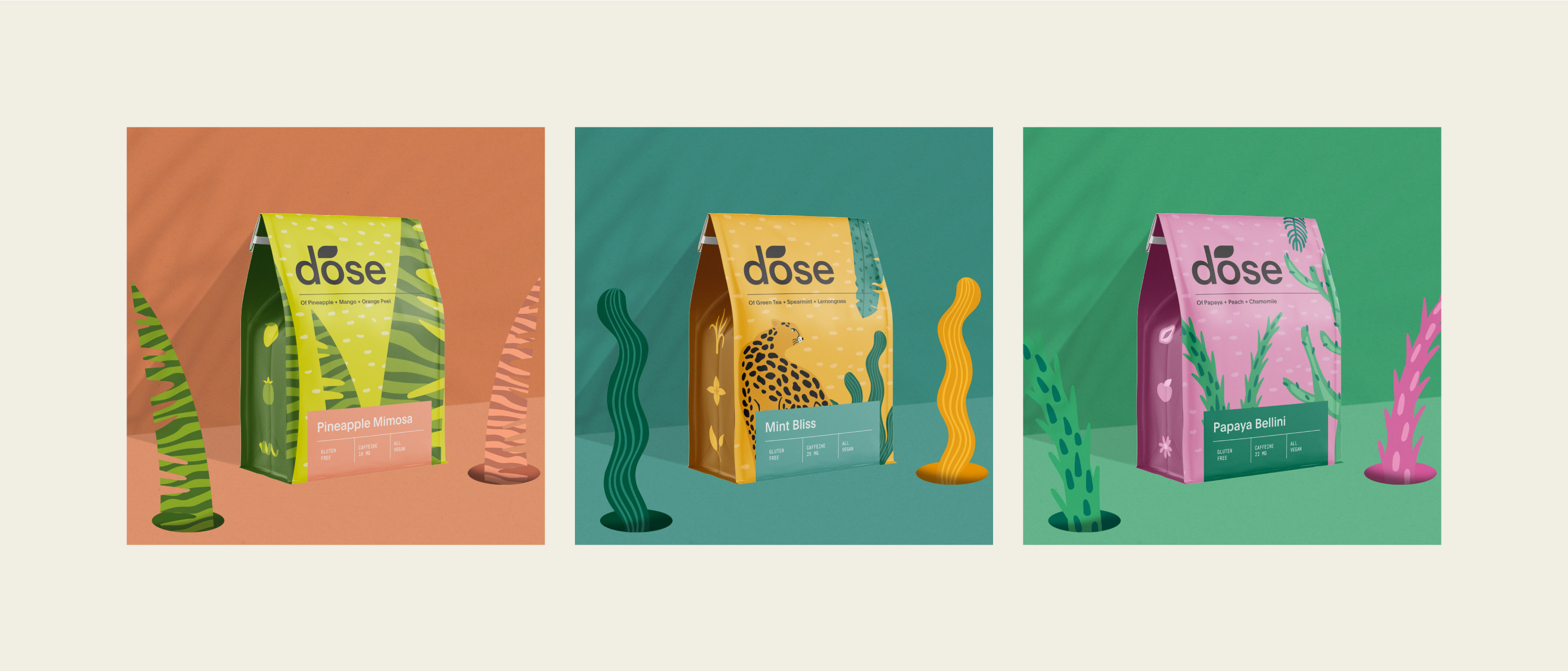 Branding for Dose Tea 🍵 🍍 by Mustafa Akülker for Marka Works Branding ...