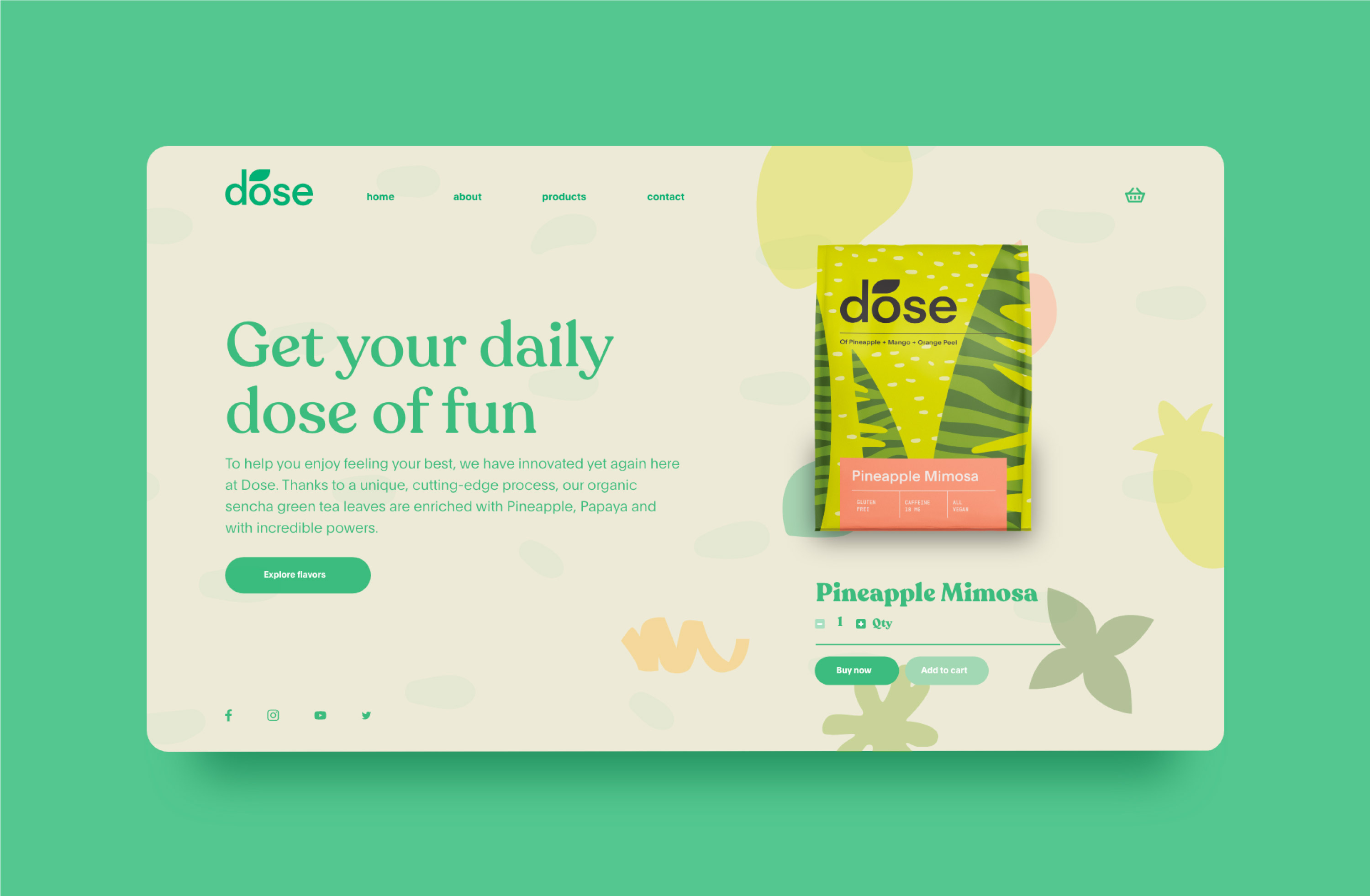 Branding for Dose Tea 🍵 🍍 by Mustafa Akülker for Marka Works Branding ...