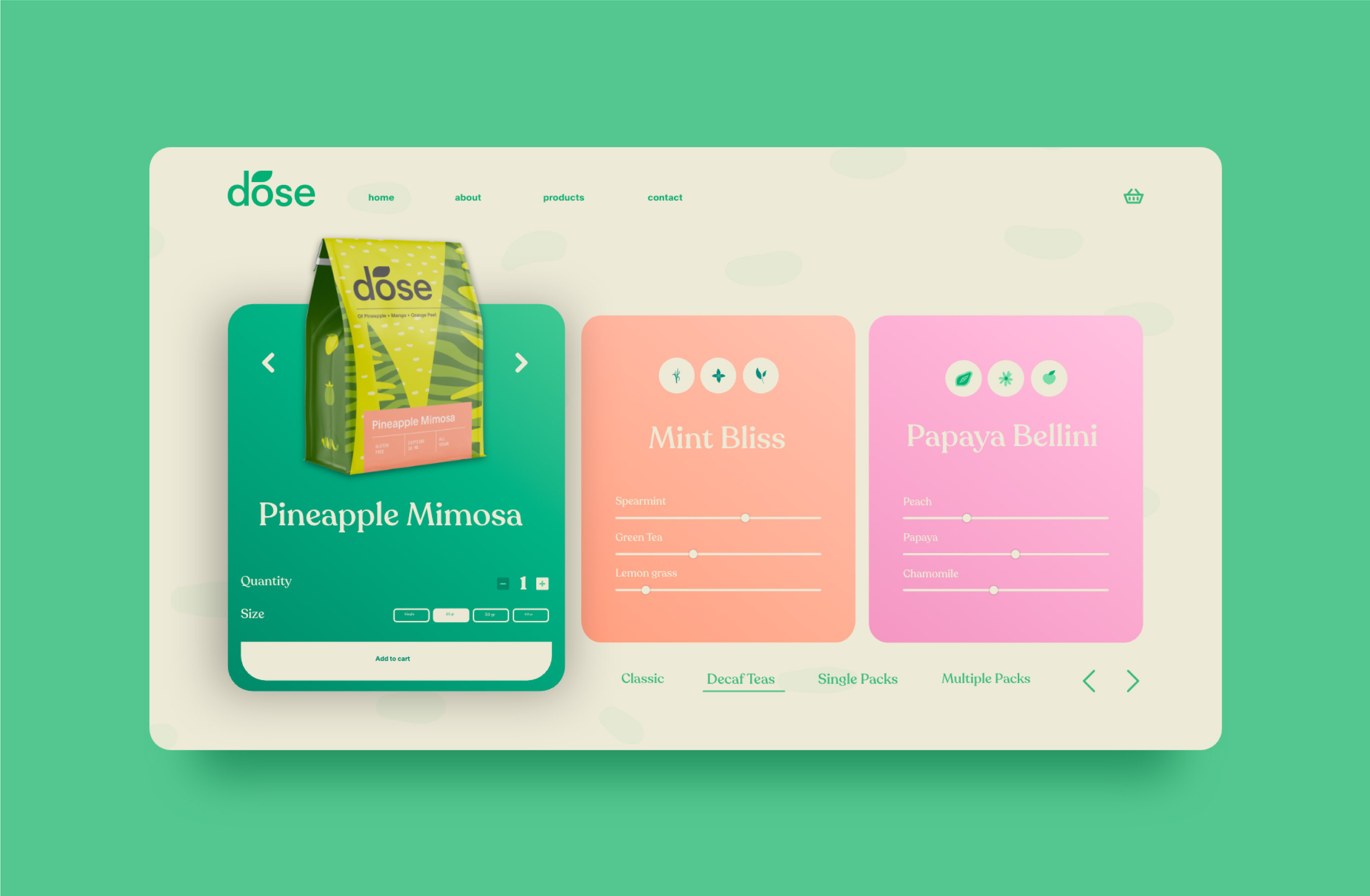 Branding for Dose Tea 🍵 🍍 by Mustafa Akülker for Marka Works Branding ...