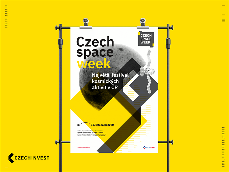 Czech Space Week — event poster design (for CzechInvest) by Bloomfield ...