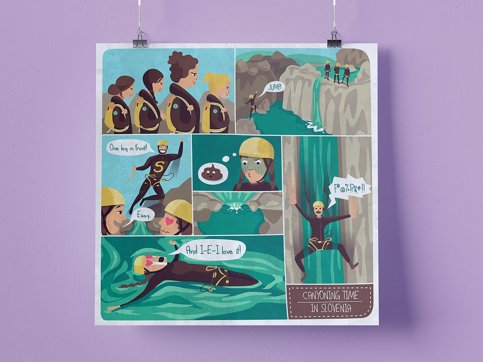 Vector comic with structure by Karolina Steenstrup on Dribbble