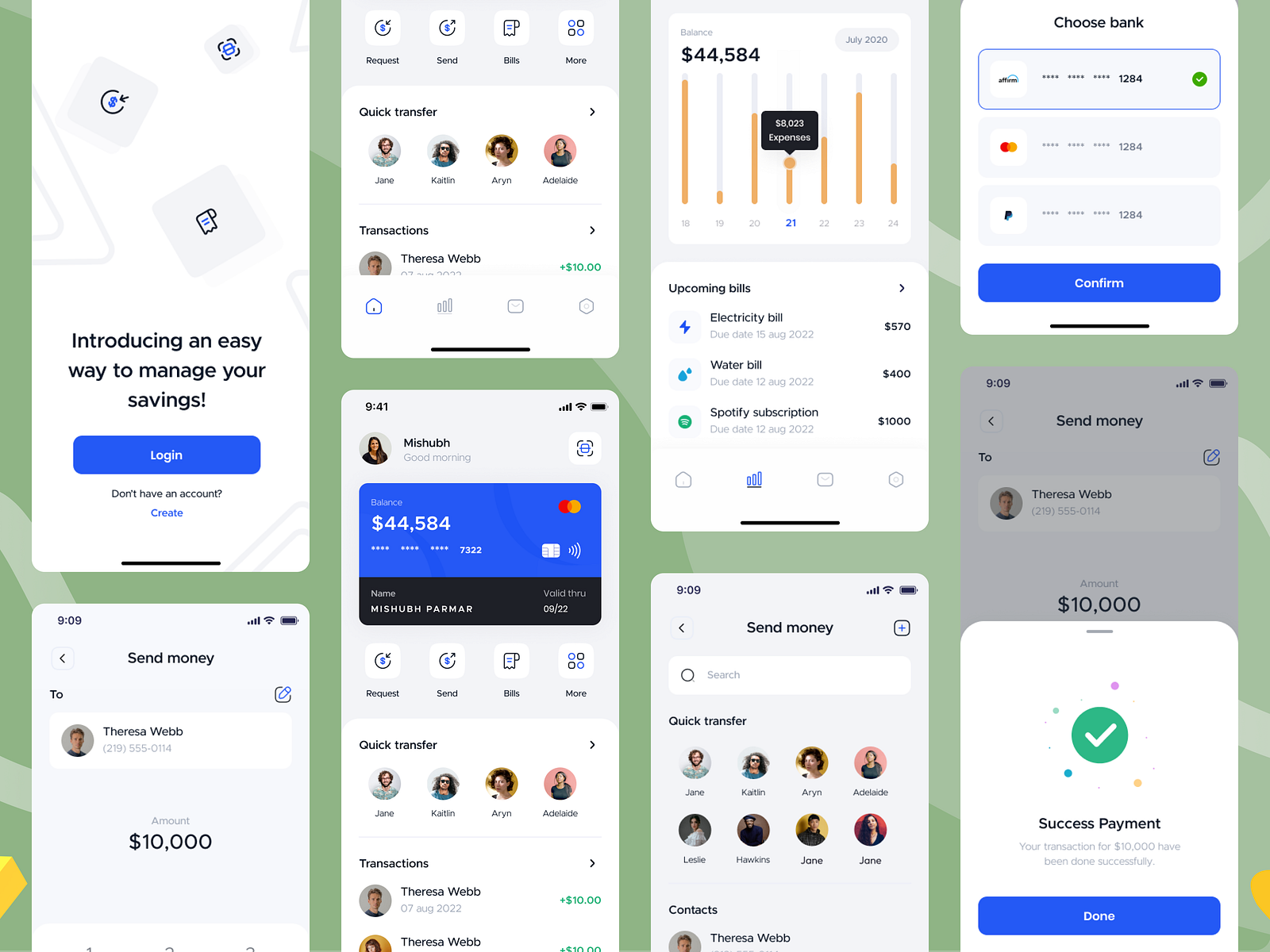 Expense management app. by Galaxy UX Studio on Dribbble