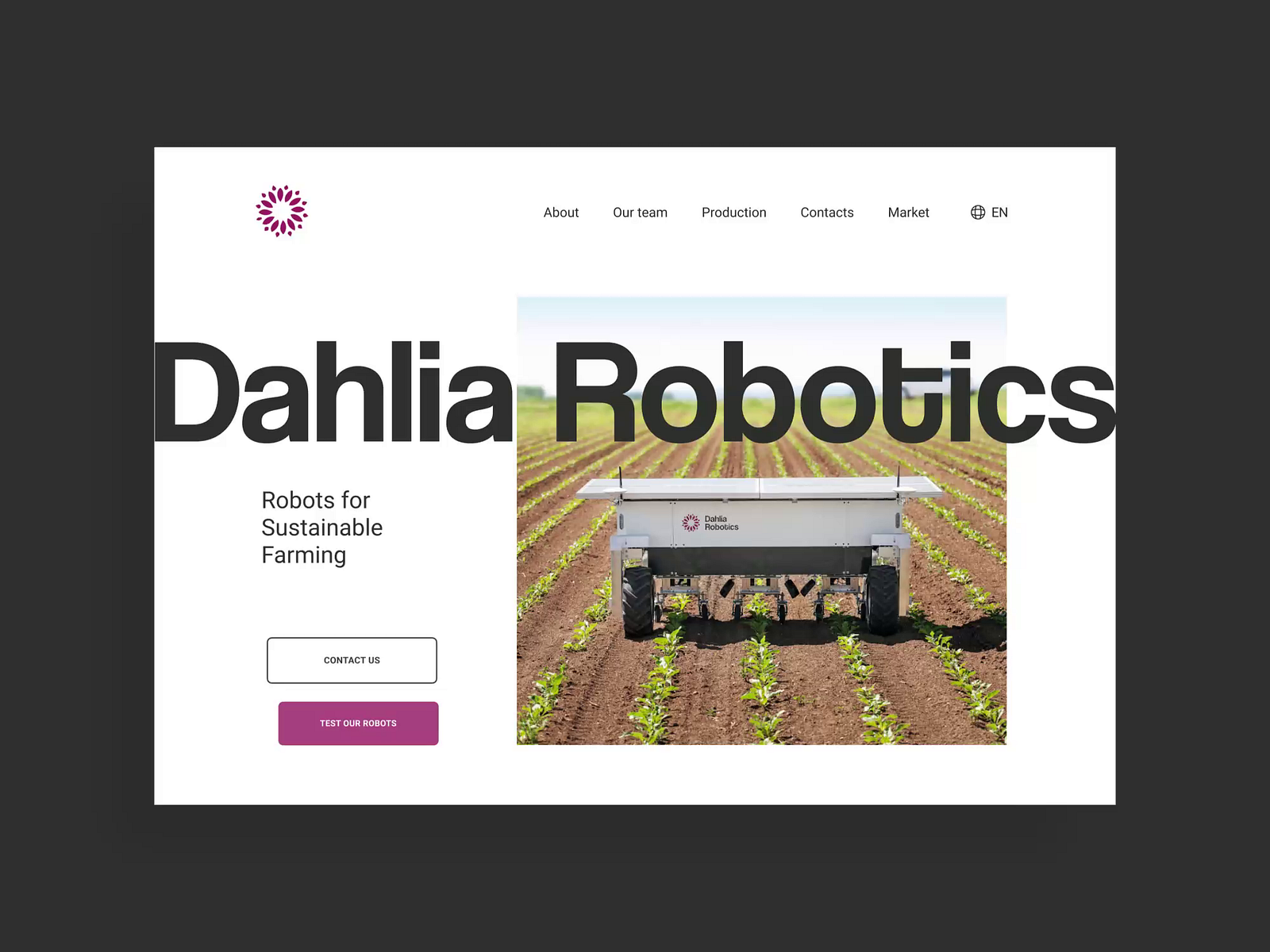 Dahlia Robotics – Web Redesign Concept by Alexander Kontsevoy for Ronas ...