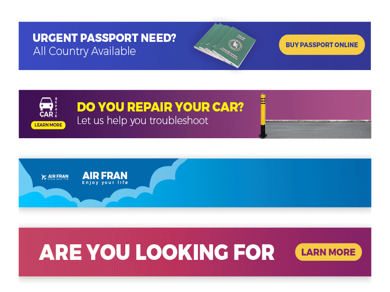 Animated Gif Banner Ads Animation. by Md Shohuge Miah on Dribbble