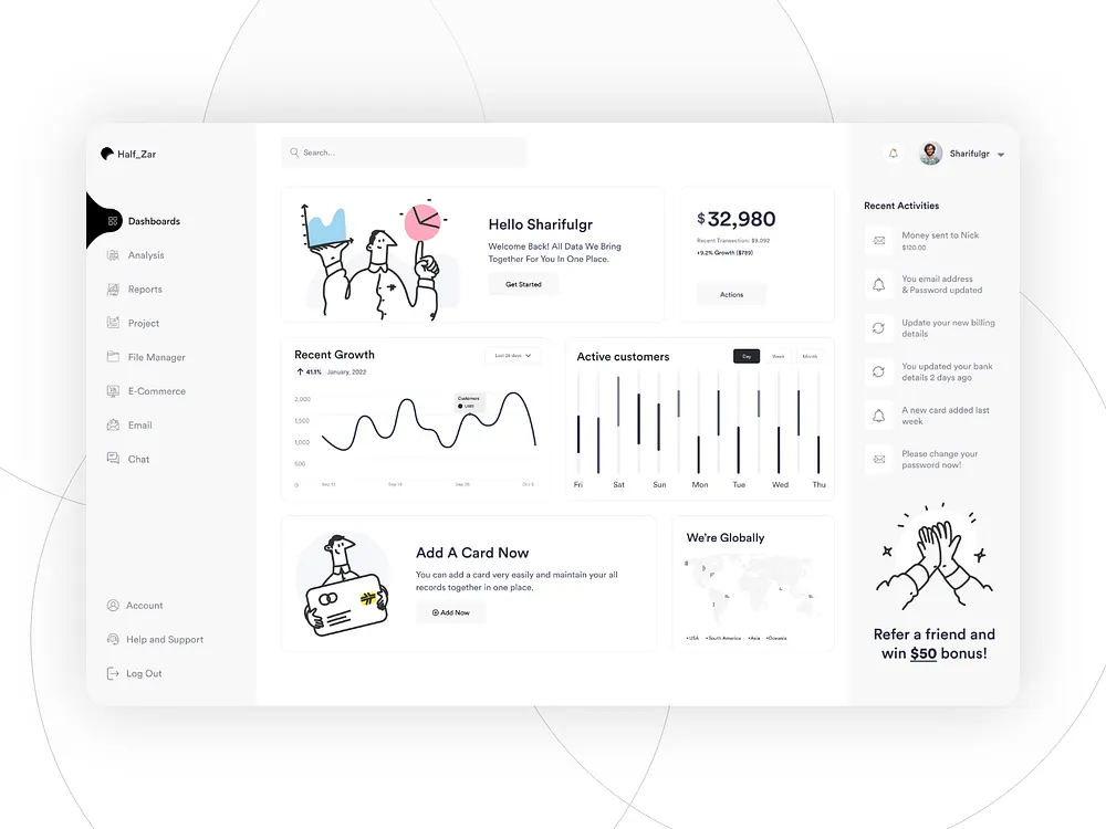 Web App Screen designs, themes, templates and downloadable graphic ...