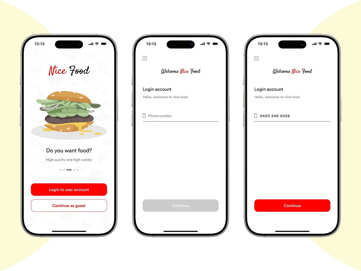 Browse thousands of Login Screen Food images for design inspiration ...