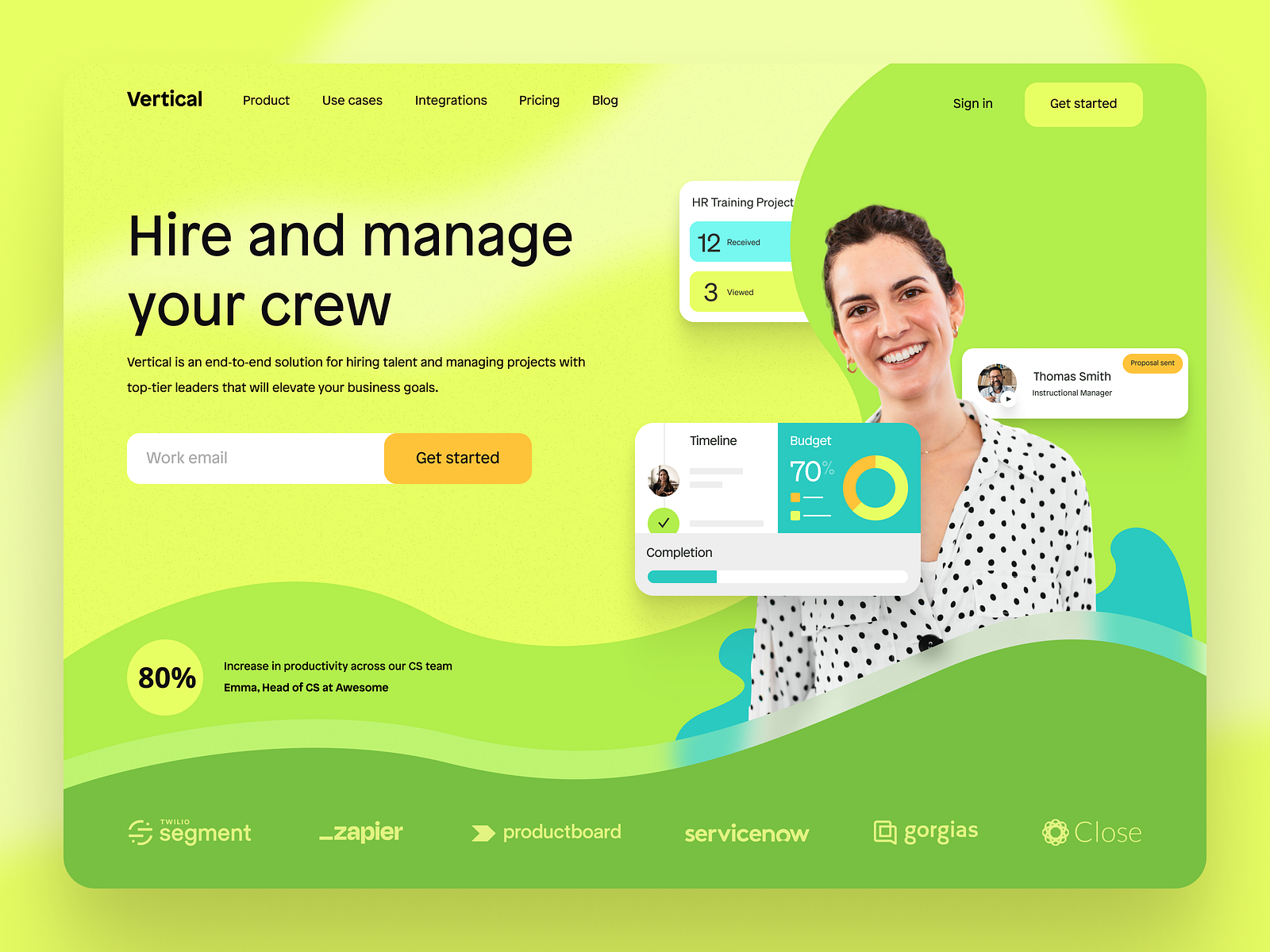 Website Exploration by Kyle Anthony Miller for Brass Hands on Dribbble