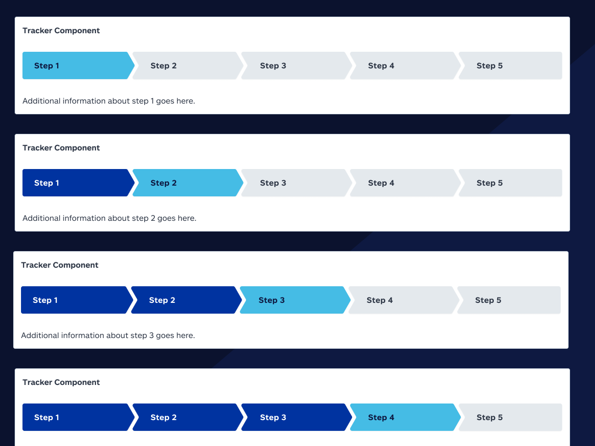 Desktop Tracker Component by Suzy Eriksen on Dribbble
